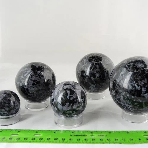 Indigo Gabbro Spheres