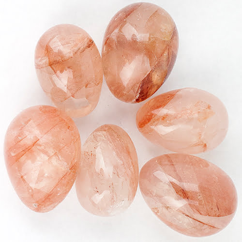 Iron Rose Quartz Egg